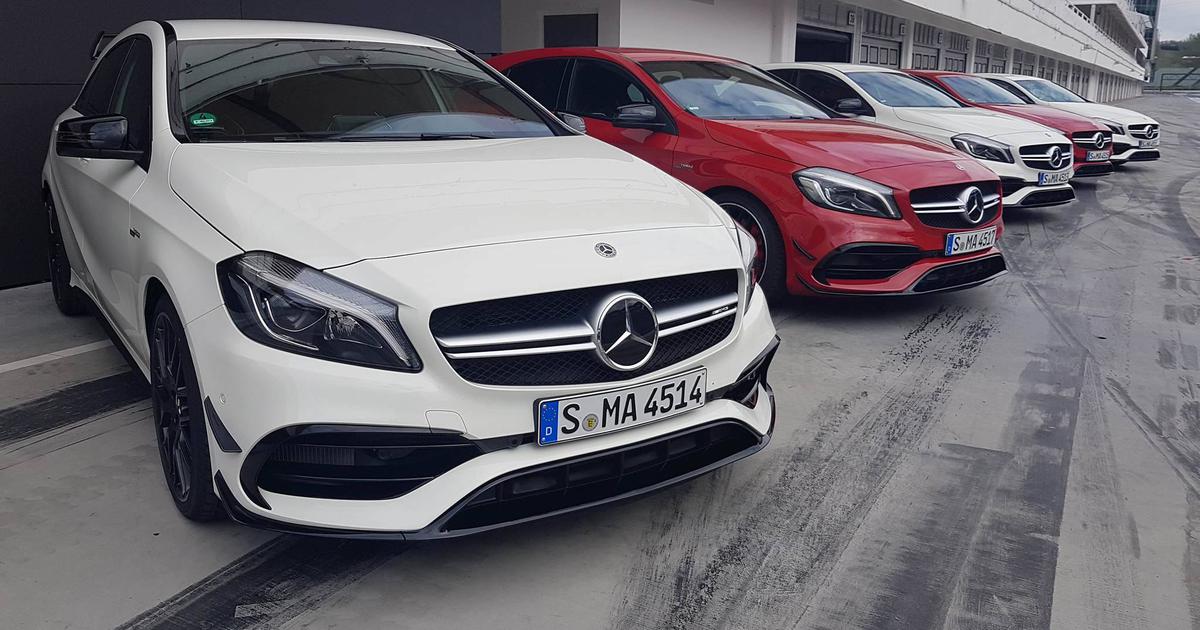 Uživo iz Mađarske: Po F1 stazi vozimo A45 AMG, a po blatu novi GLA ...