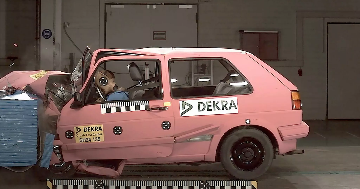Pogledajte kako je stari Golf 2 prošao u crash testu | Autostart